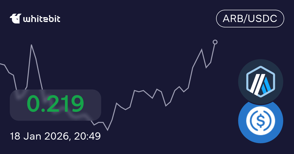 0.7034 ARB-USDC | Trade Arbitrum to USD Coin | WhiteBIT