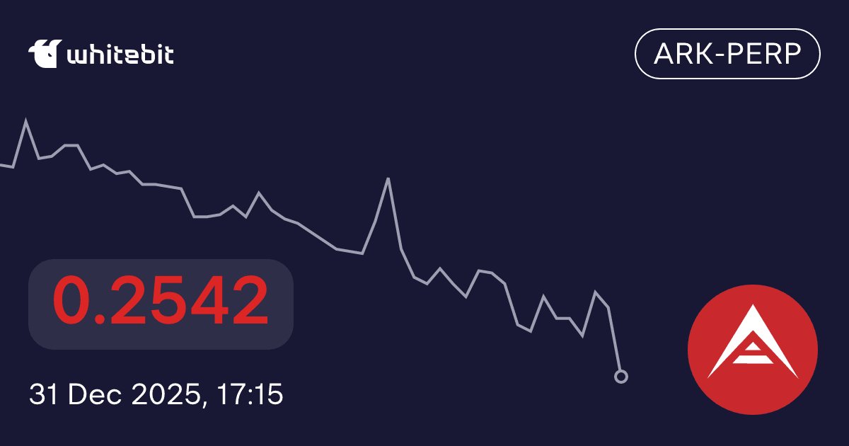 0.4449 ARK-PERP | Торгівля Ark future contract | WhiteBIT
