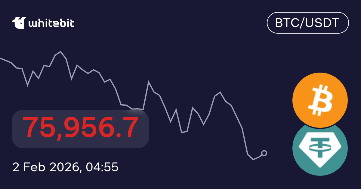 85,077.49 BTC-USDT |交易Bitcoin至Tether US|WhiteBIT