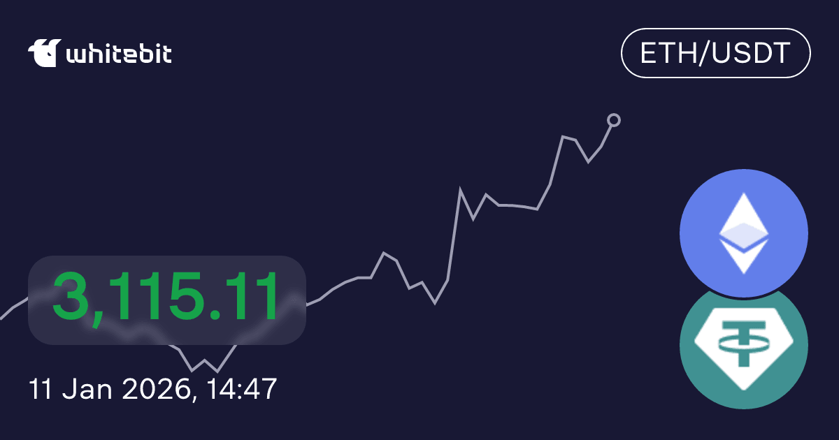 3,211.28 ETH-USDT | Ethereum - Tether US Al-Sat | WhiteBIT