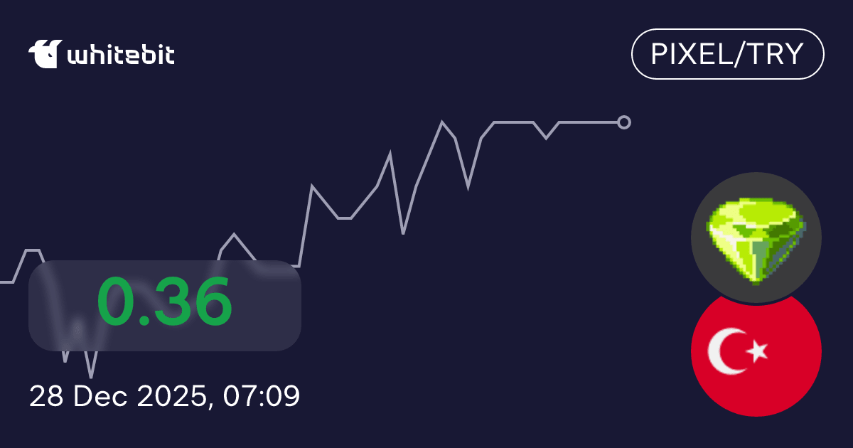 3.87 PIXEL-TRY | Trade Pixels to Turkish lira | WhiteBIT