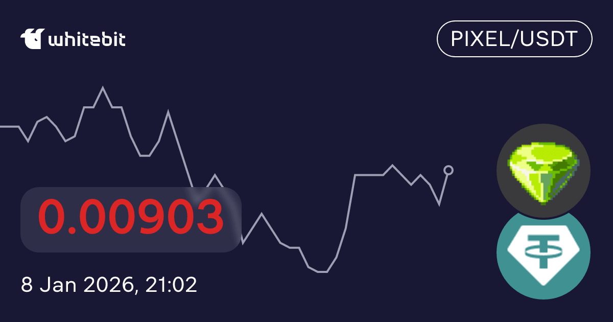 0.03949 PIXEL-USDT | Trade Pixels to Tether US | WhiteBIT