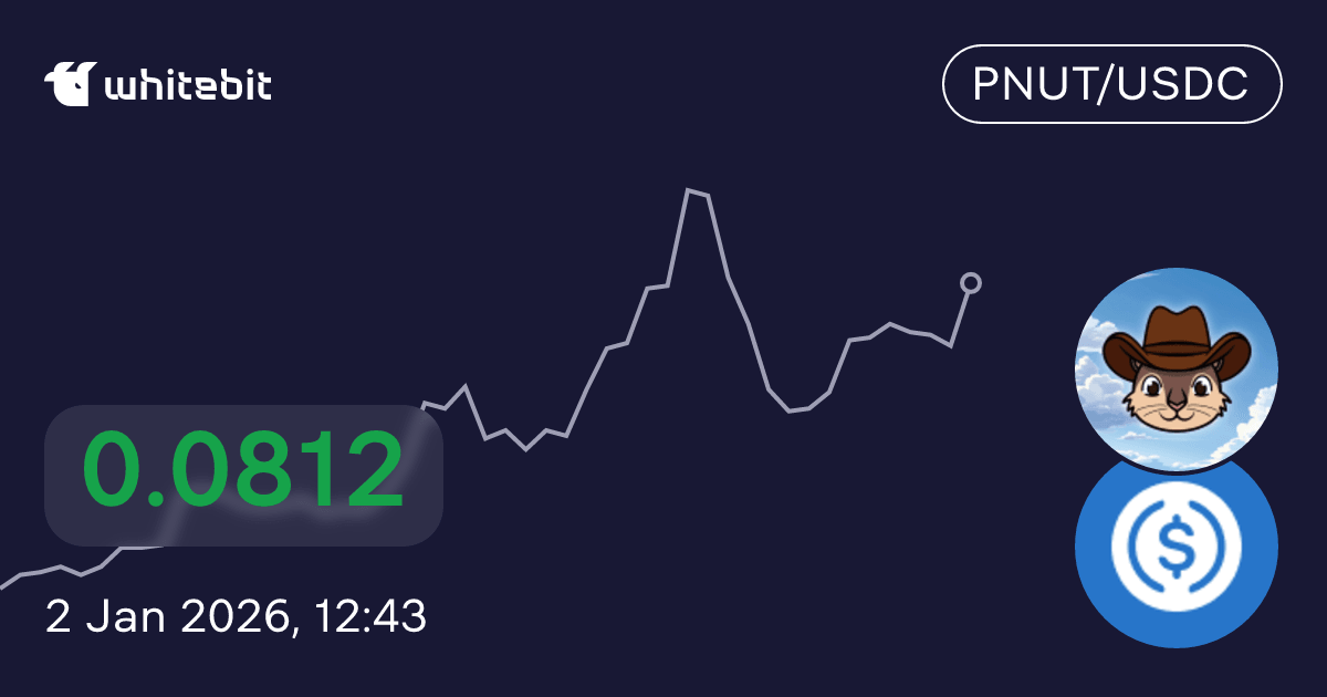 0.2174 PNUT-USDC | Trade Peanut the Squirrel to USD Coin | WhiteBIT