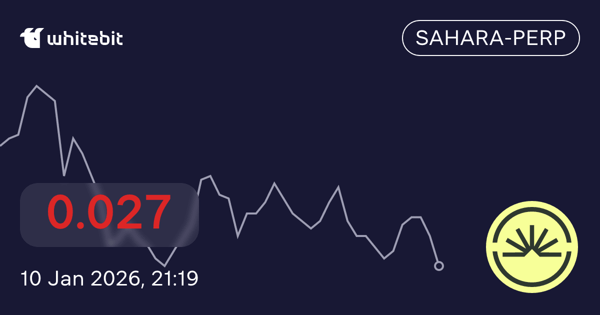 0.09312 SAHARA-PERP | Trade Sahara AI future contract | WhiteBIT